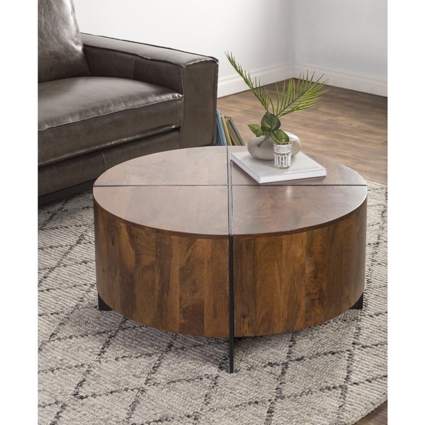 Raymond Round Coffee Table by Kosas Home – Appu Art and Handicrafts